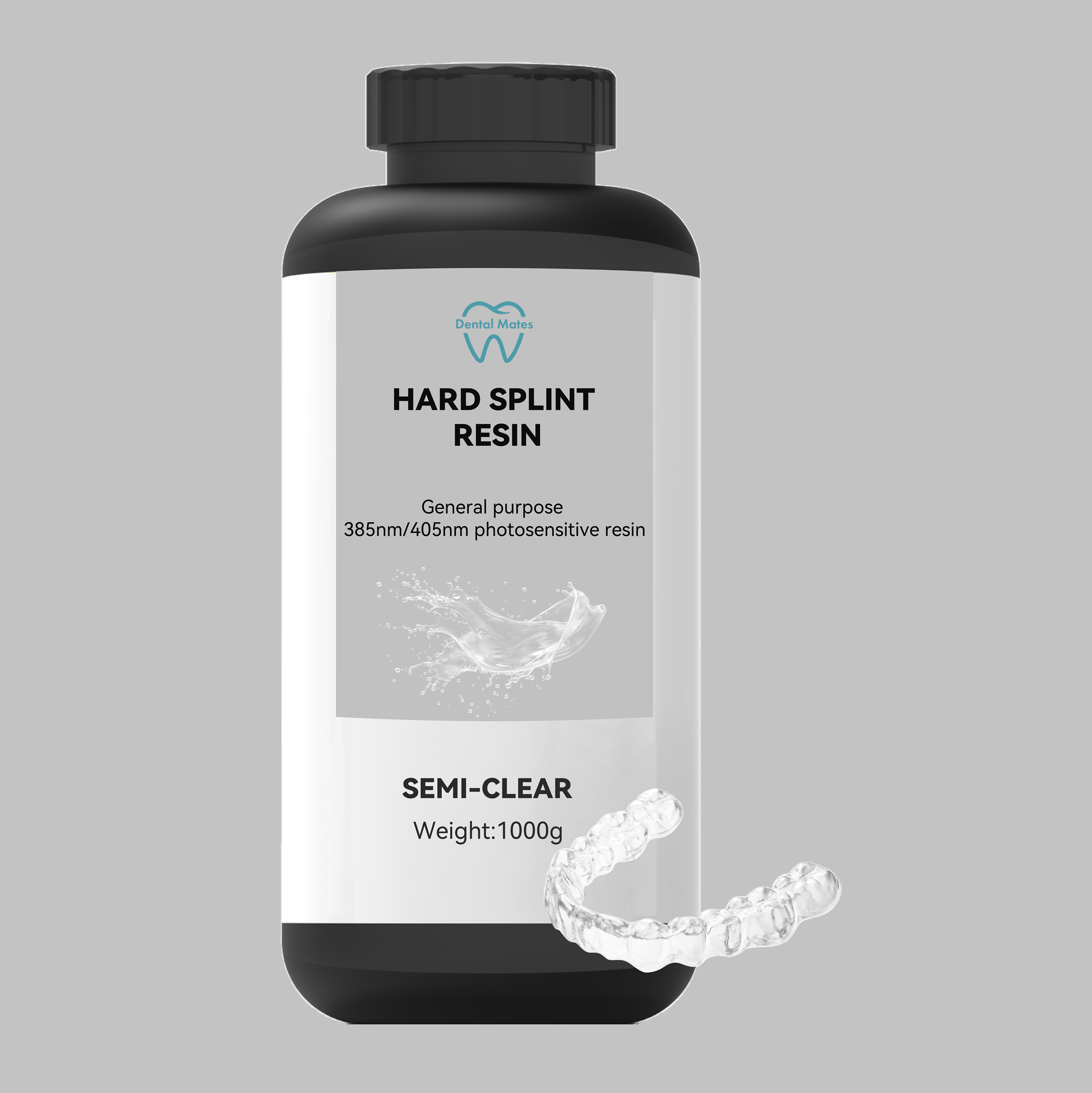Biocompatible Hard Splint Resin for DLP and LCD Printers 500ml/500gram ...